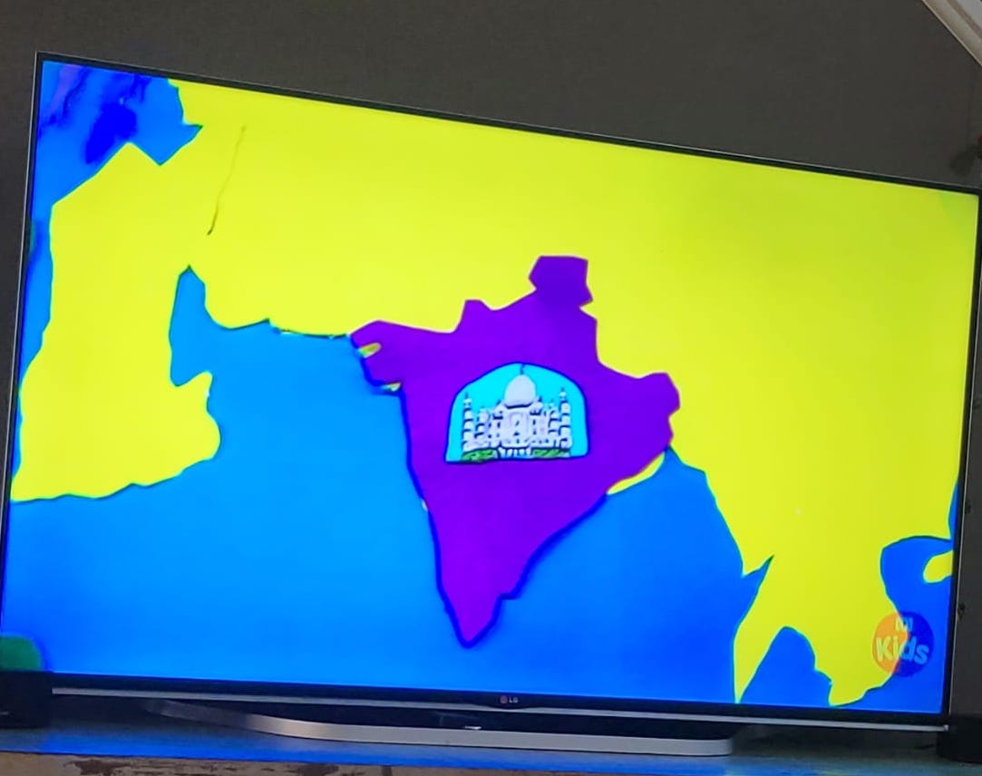 Distorted map of India by ABC Play School leaves Indian-Australian ...
