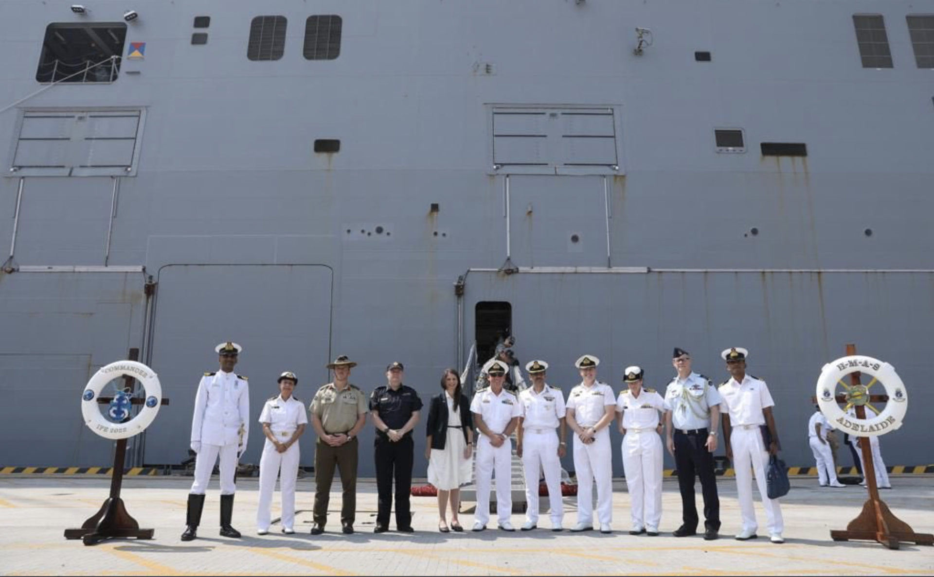 Australian Navy ships arrive in Visakhapatnam for ex-Indo-Pacific ...