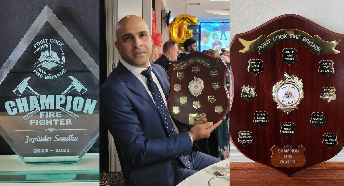 Japinder Sandhu recognised with Point Cook Fire Brigade Champion ...
